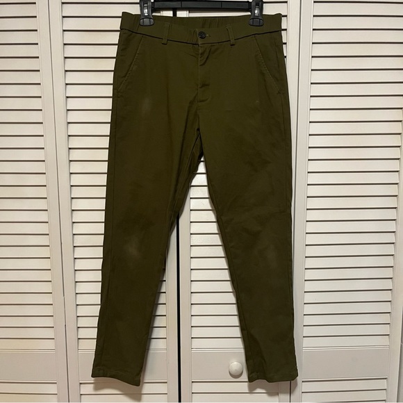 Plaid & Plain | Pants | Plaid And Plain Olive Green Chinos Pants Khakis ...